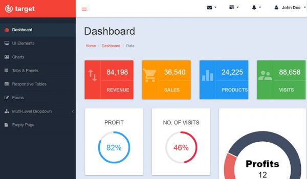 15 Best Free HTML5 Admin Dashboard Templates 2025