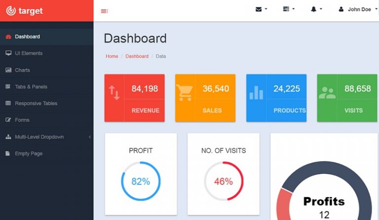 15 Best Free HTML5 Admin Dashboard Templates 2025