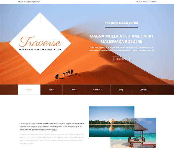36+ Best Free Travel Html Website Templates 2023