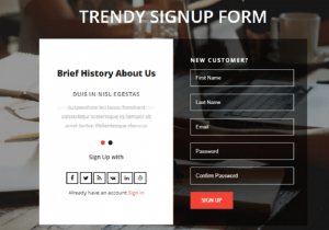 38 Best Free HTML5 Signup Form Templates 2025