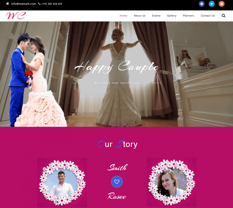 33 Best Free Wedding Html Website Templates 2024