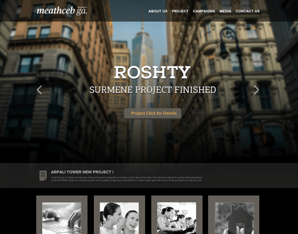 18+ Best Free Architect PSD Website Templates 2023