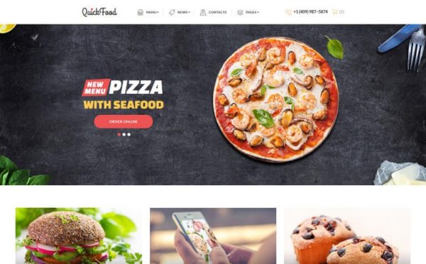 Food Restaurant HTML Website Templates In 2025 | Top 30