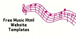 8+ Best Free Music Html Website Templates 2025