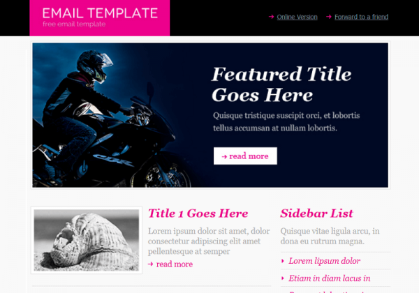 30 Best Free Email Templates 2024 Free Html Designs