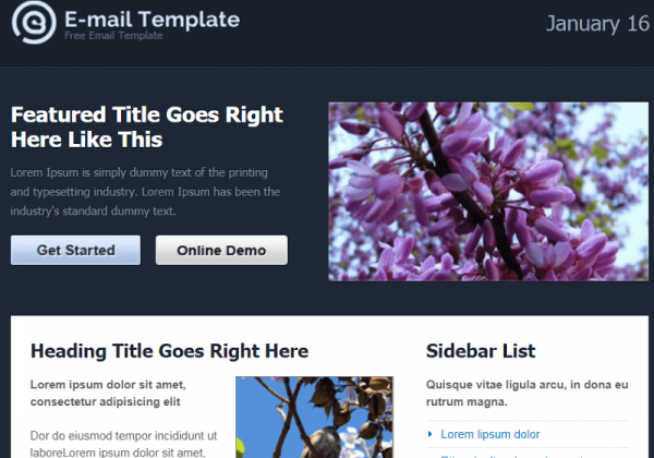 30 Best Free Email Templates 2024 Free Html Designs