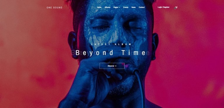 Free Music Html Website Templates (Handpicked) - FreeHTMLDesigns