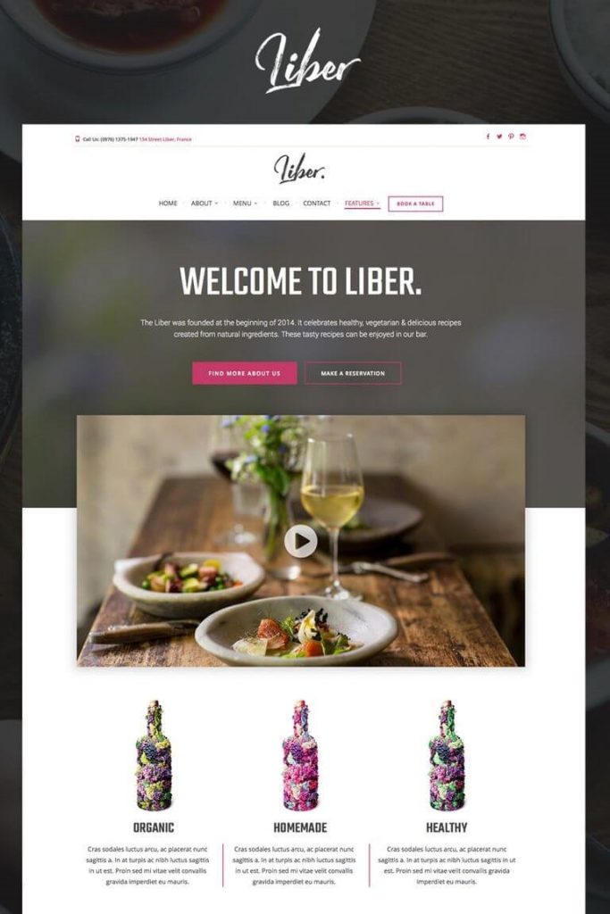 30+ Best Restaurant WordPress Themes – free html design