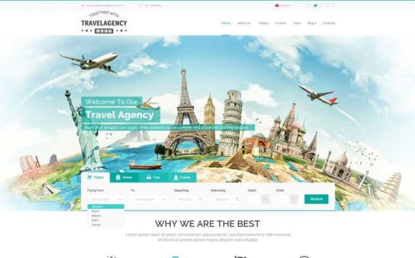 24 Best Travel HTML Website Templates In 2025 | Free HTML Designs