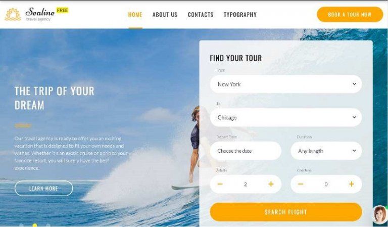 20 Best Free Travel HTML Website Templates 2025