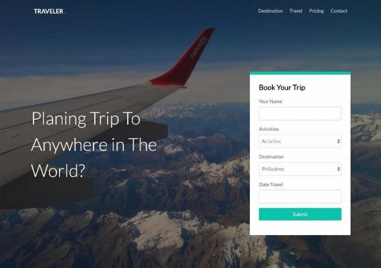 20 Best Free Travel HTML Website Templates 2025