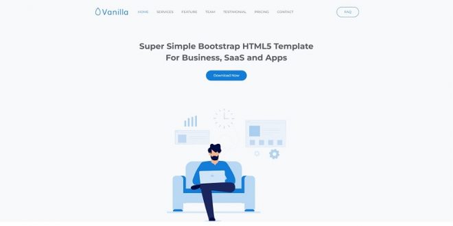 20+ Best Free One Page HTML Website Templates In 2024
