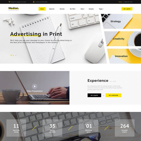 15 Marketing Agency Website Templates to Get Your Business Off Ground