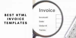 10 Best HTML Invoice Templates In 2025 - Free HTML Designs