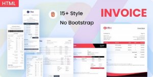 10 Best HTML Invoice Templates In 2025 - Free HTML Designs