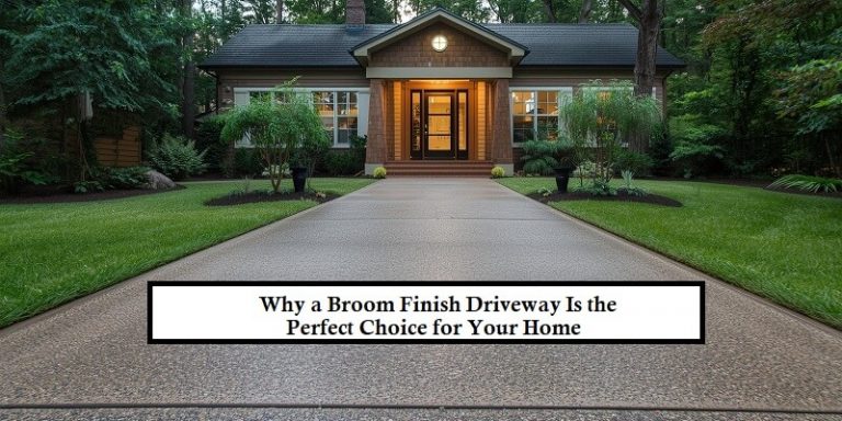 Why a Broom Finish Driveway Is the Perfect Choice for Your Home